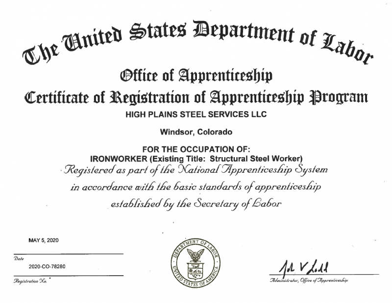 Our Commitment to Safety and Training - High Plains Steel Services